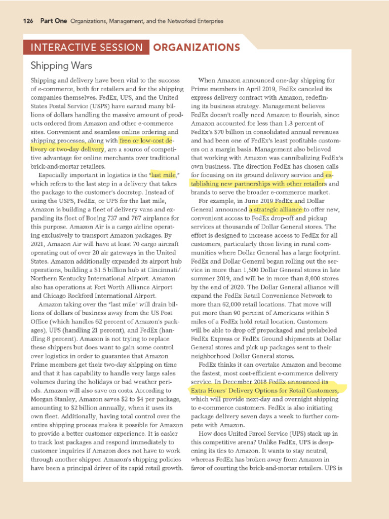 Shipping Wars Case Study | PDF | Fed Ex | United Parcel Service
