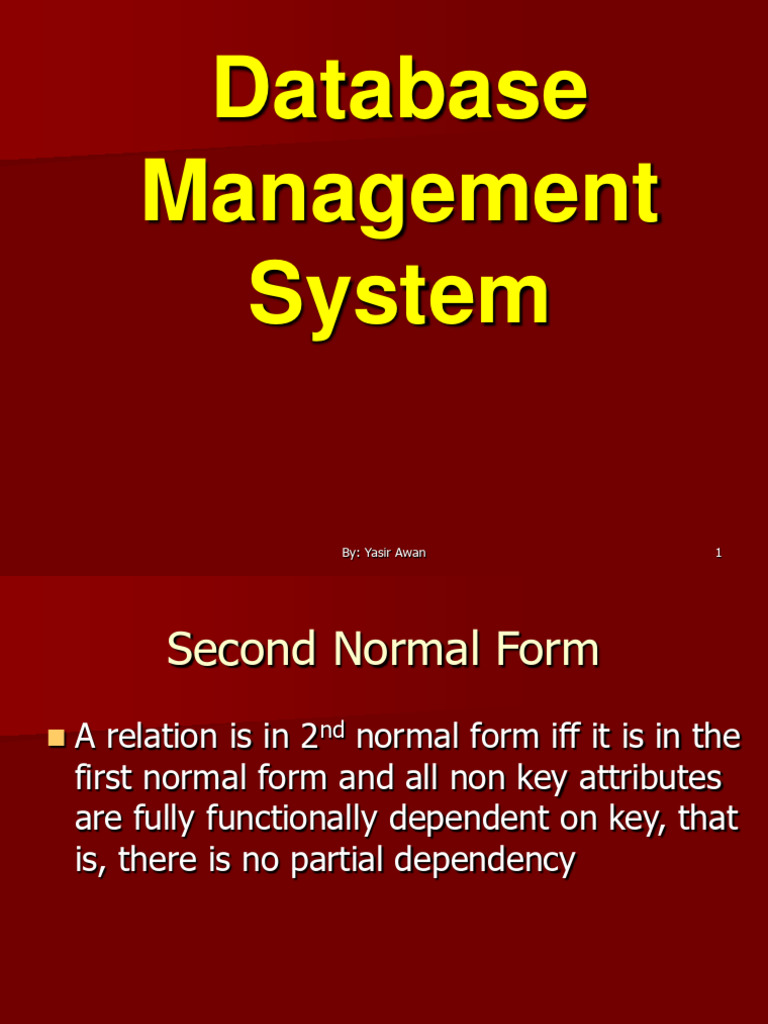 Normalization 2 Pdf Applied Mathematics Computer Science