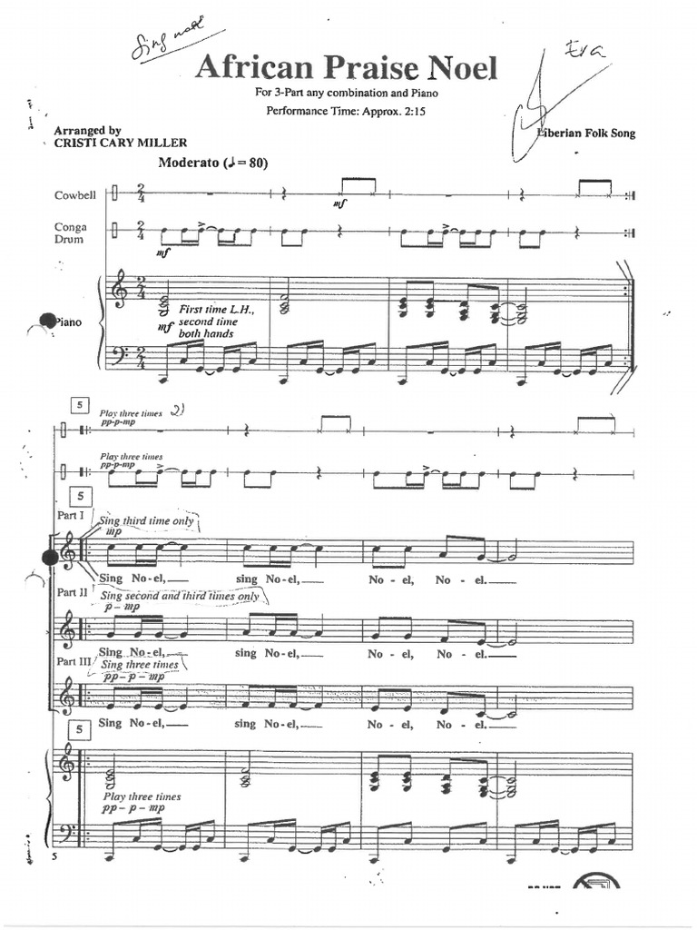 African Praise Noel | PDF