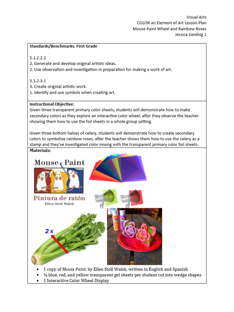 Fa23 Elements of Art Content Poster and Lesson Application Assignment ...