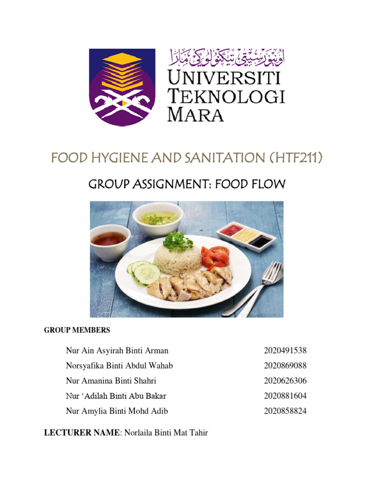 HTF211 Report - Food Flow | PDF | Food Safety | Hazard Analysis And ...