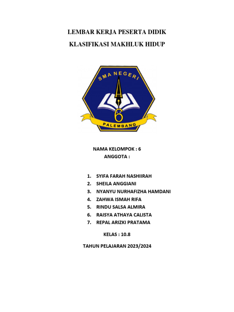 Lembar Kerja Peserta Didik Pdf