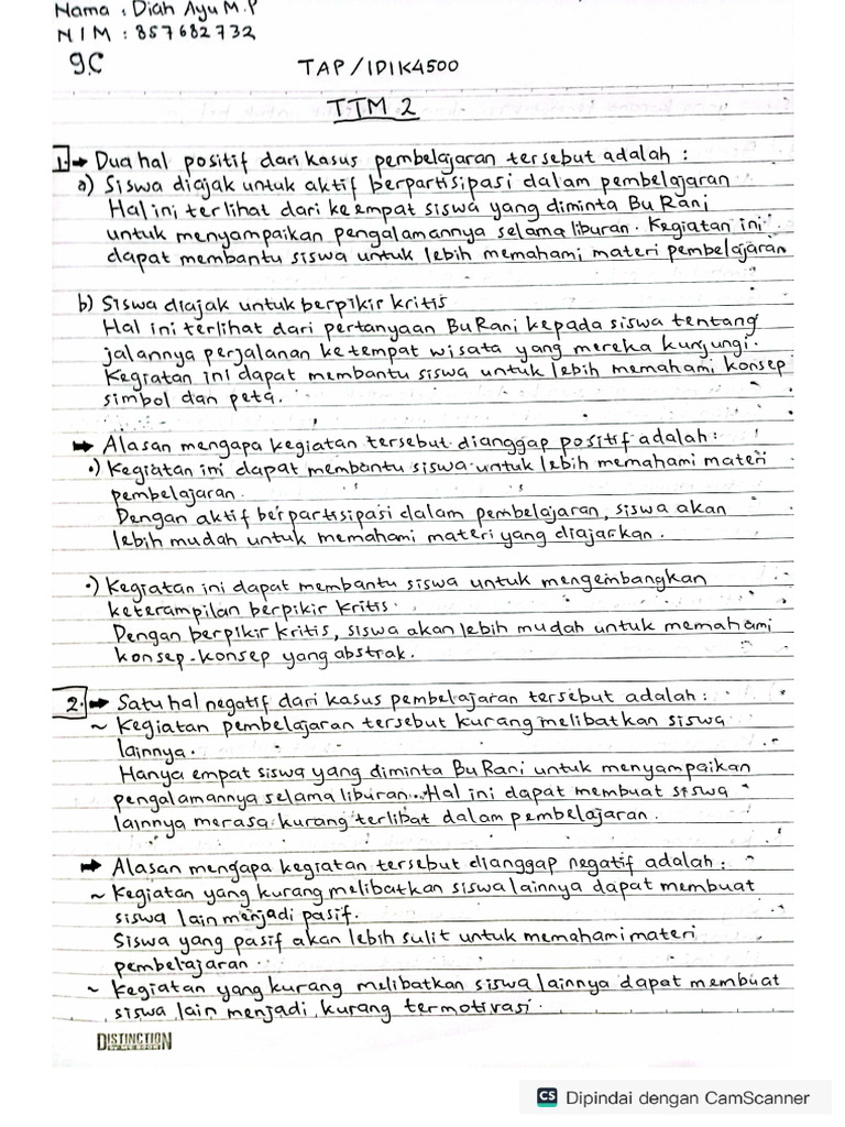 TT2 Tap - Diah Ayu | PDF