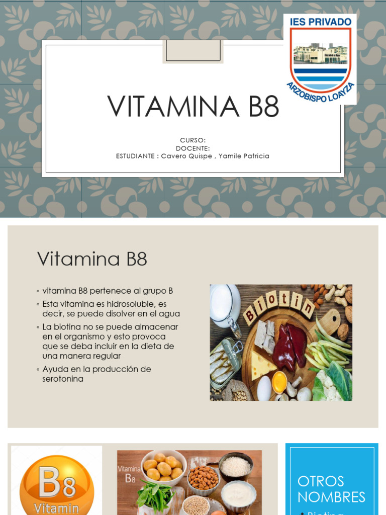 Vitamina B8 | PDF