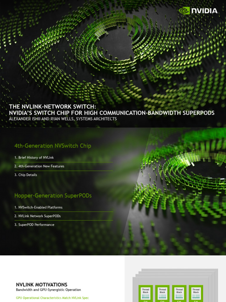 NVSwitch | PDF | Computer Network | Network Interface Controller