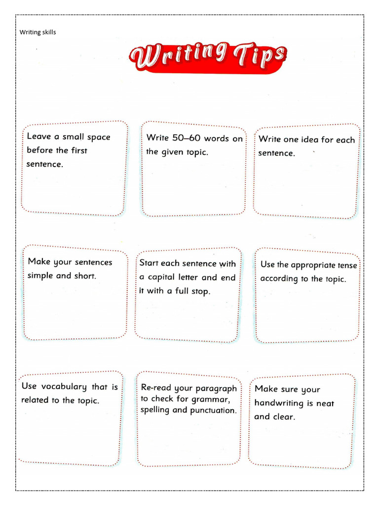 Writing Skills | PDF