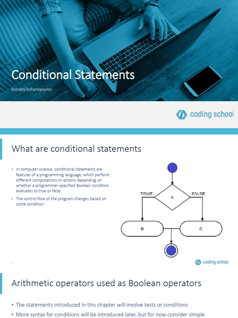 4 ConditionalStatements | Download Free PDF | Boolean Data Type | Mathematics