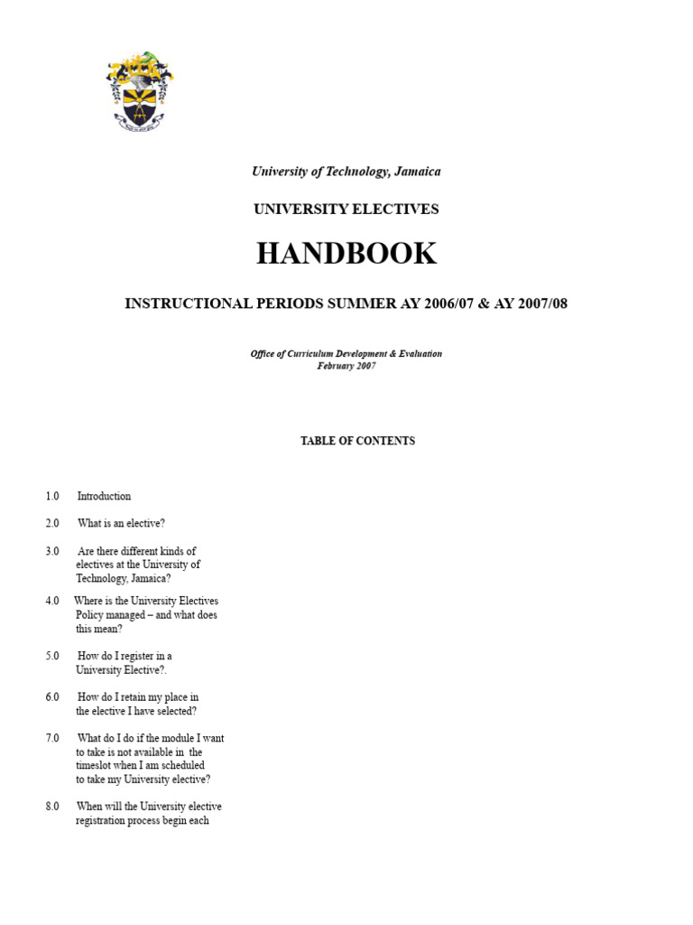 University Electives | Download Free PDF | Marketing | Humanities