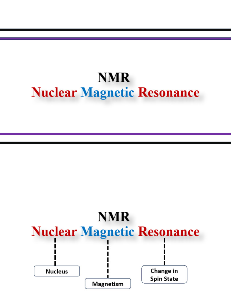 Mpat NMR Final | PDF | Atomic Nucleus | Proton