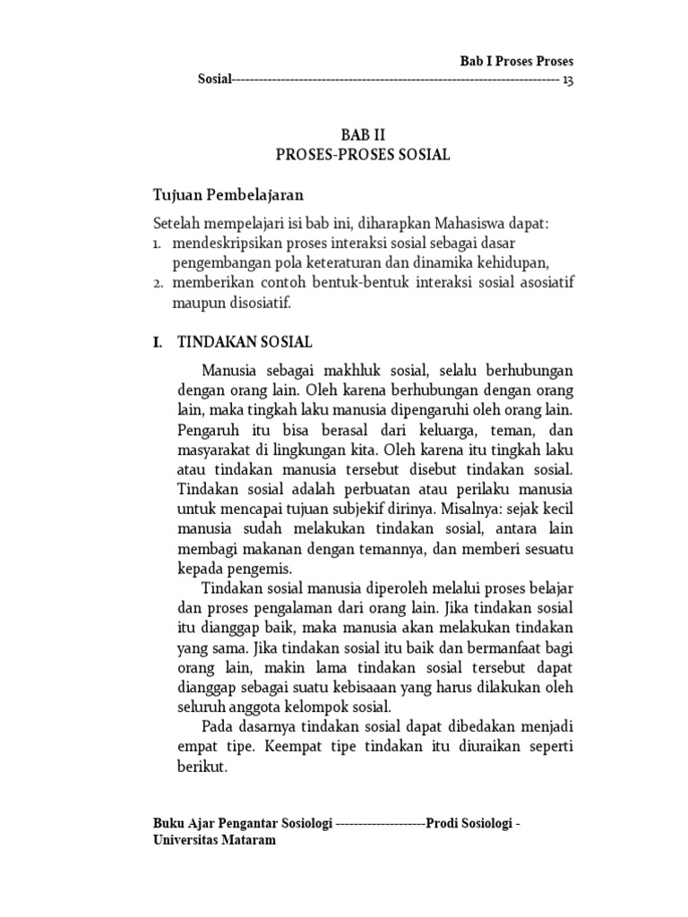 Proses-Proses Sosial | PDF