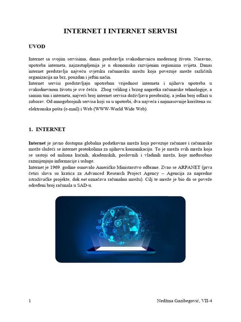 Internet I Internet Servisi | PDF