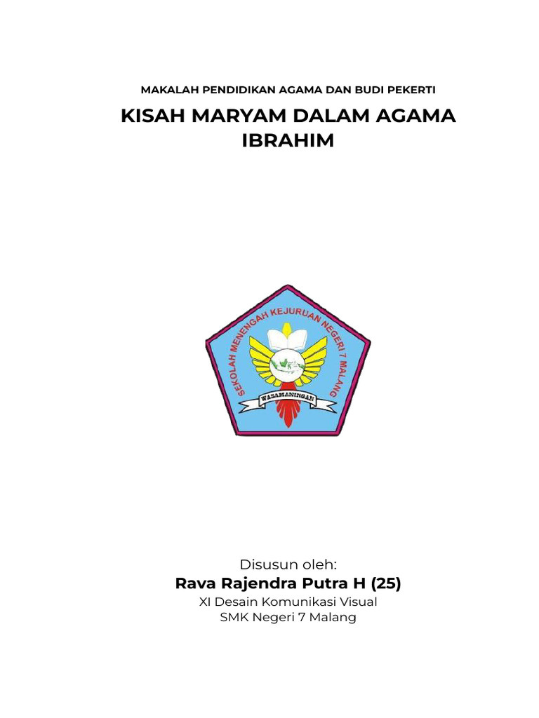 Kisah Maryam dalam Agama Ibrahim | PDF