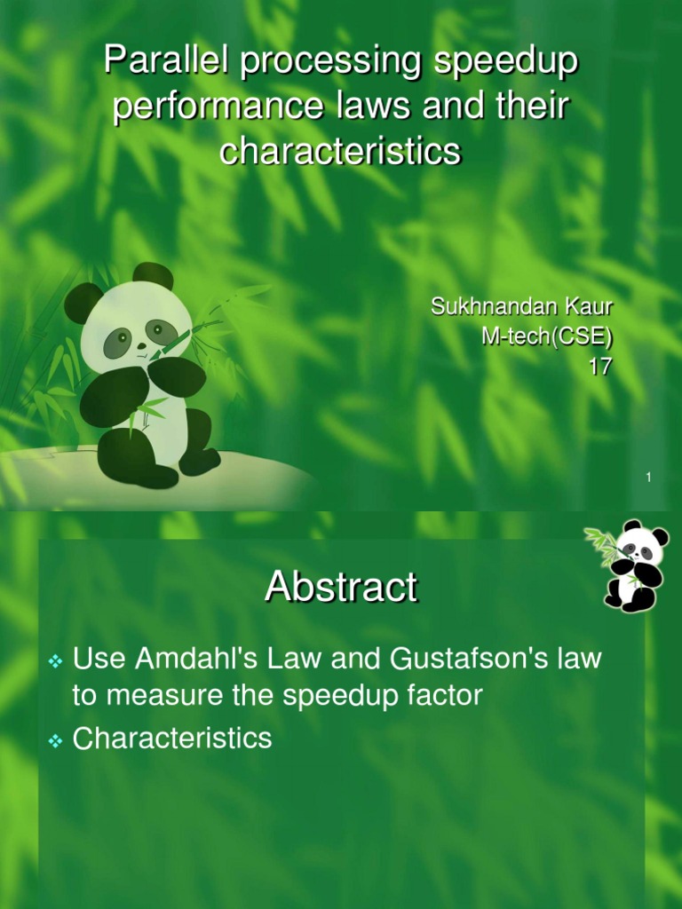 Amdahl's Law and Gustafson's Law | PDF | Parallel Computing | Concurrent Computing