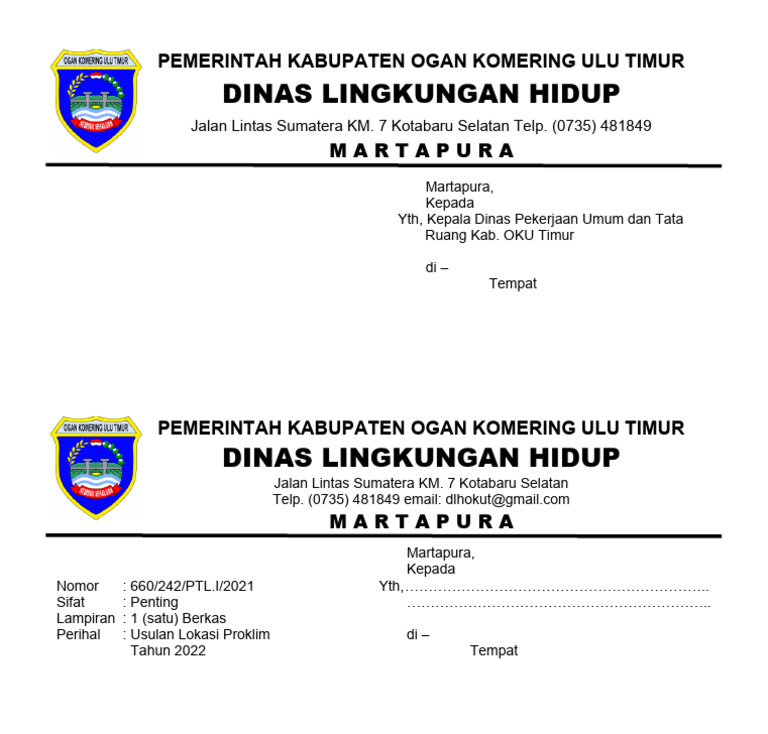 Kop Surat Undangan | PDF