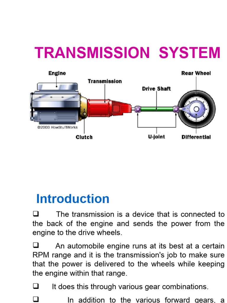 Automotive Transmission System | PDF | Manual Transmission | Clutch