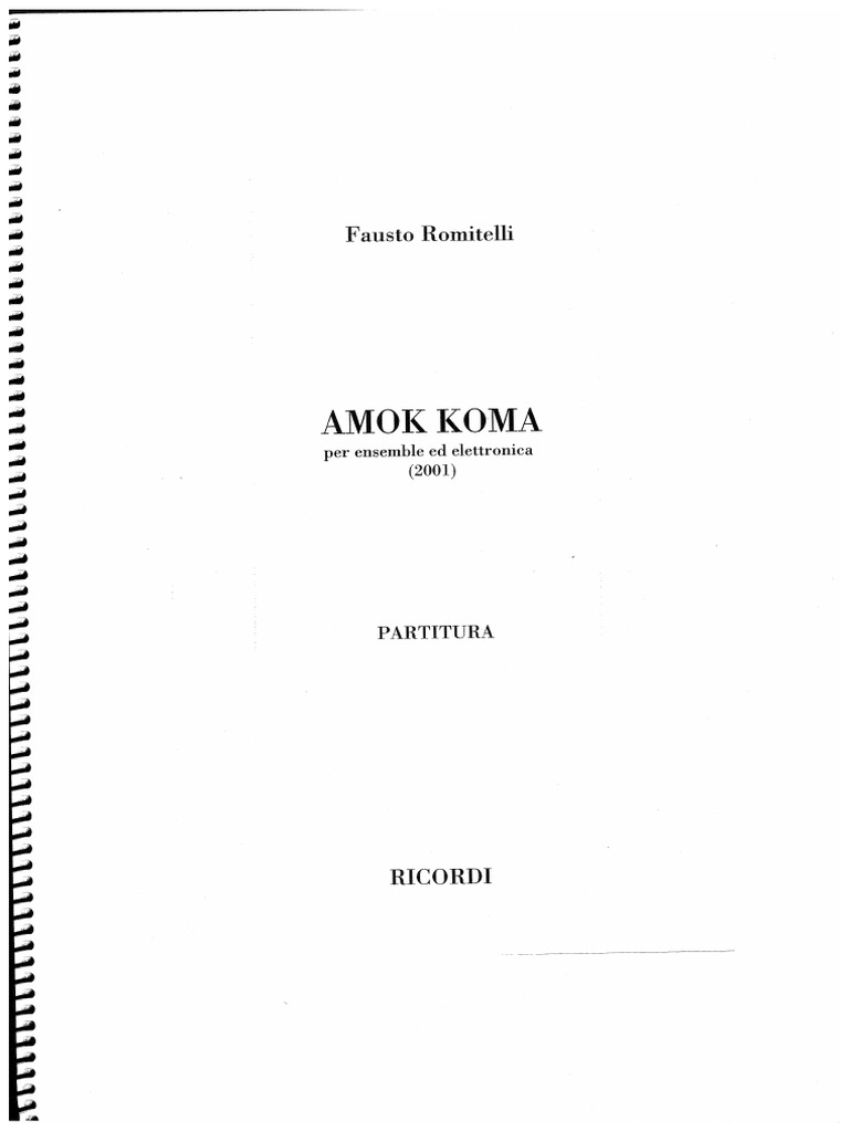 Romitelli - Part 2 | PDF