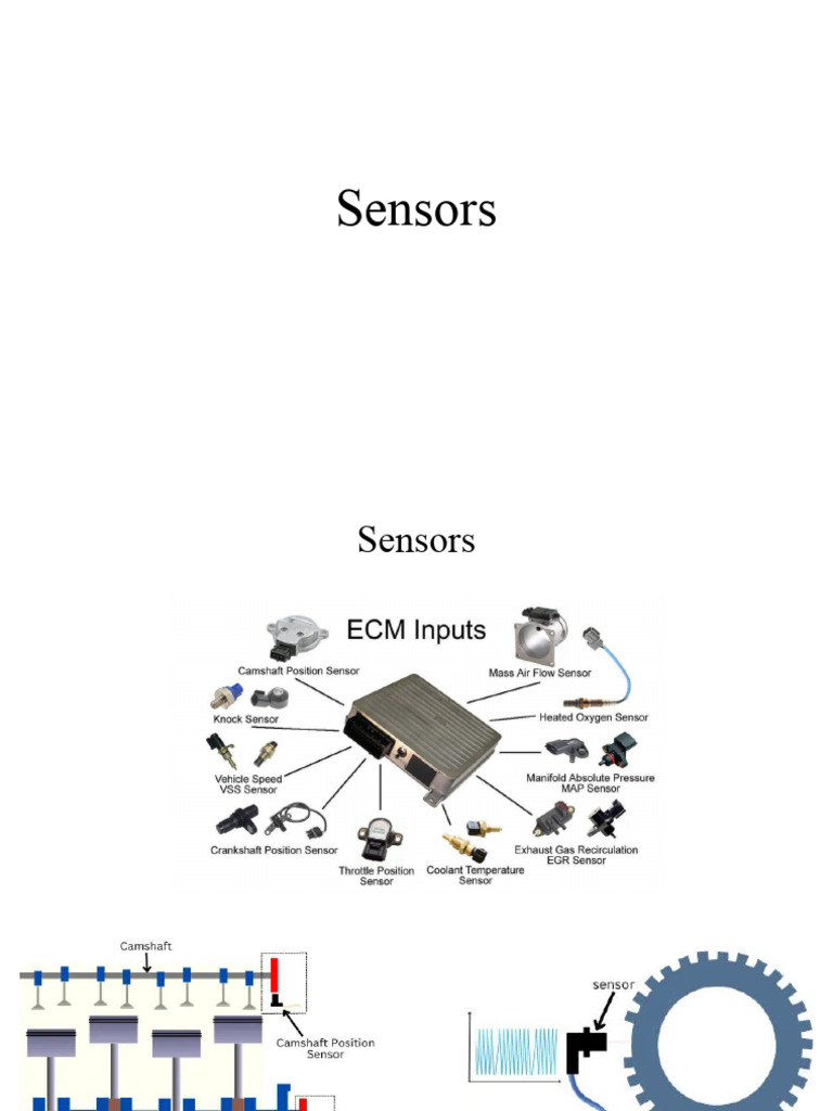 Engine Sensor Overview and Functions | PDF | Electrical Resistance And ...