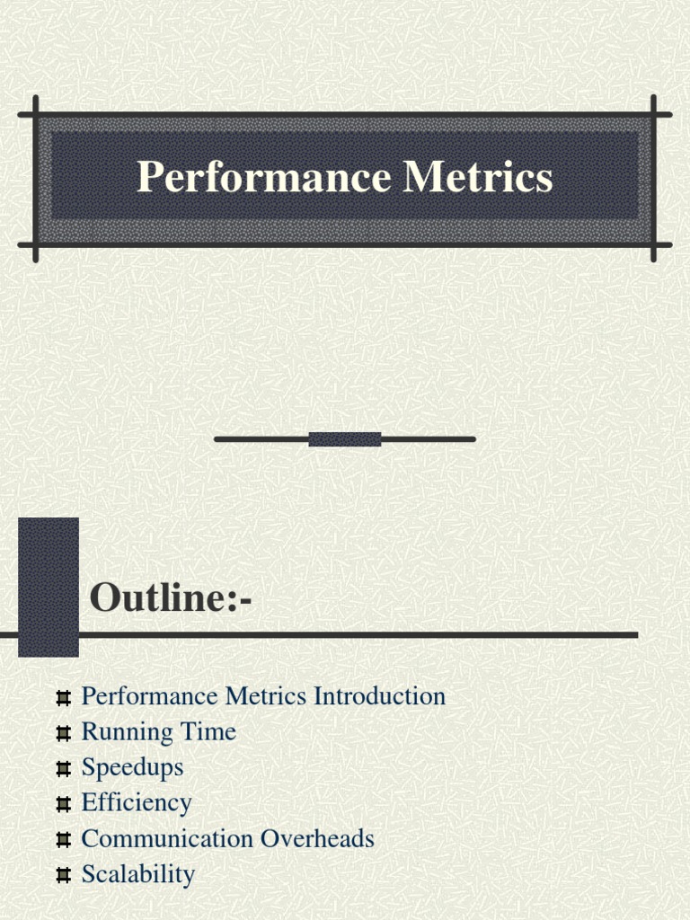 Performance Metrices | PDF | Parallel Computing | Time Complexity