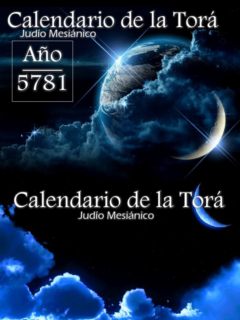 Calendario Judío Mesiánico 5781 | PDF | Ley judía y rituales | Días ...