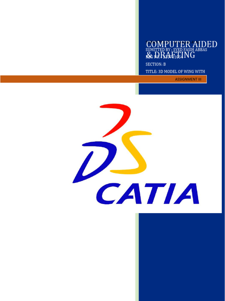 CAD Assignment 3..... Syed Fasih - Institue of Space & Technology | PDF | Shape | Geometry