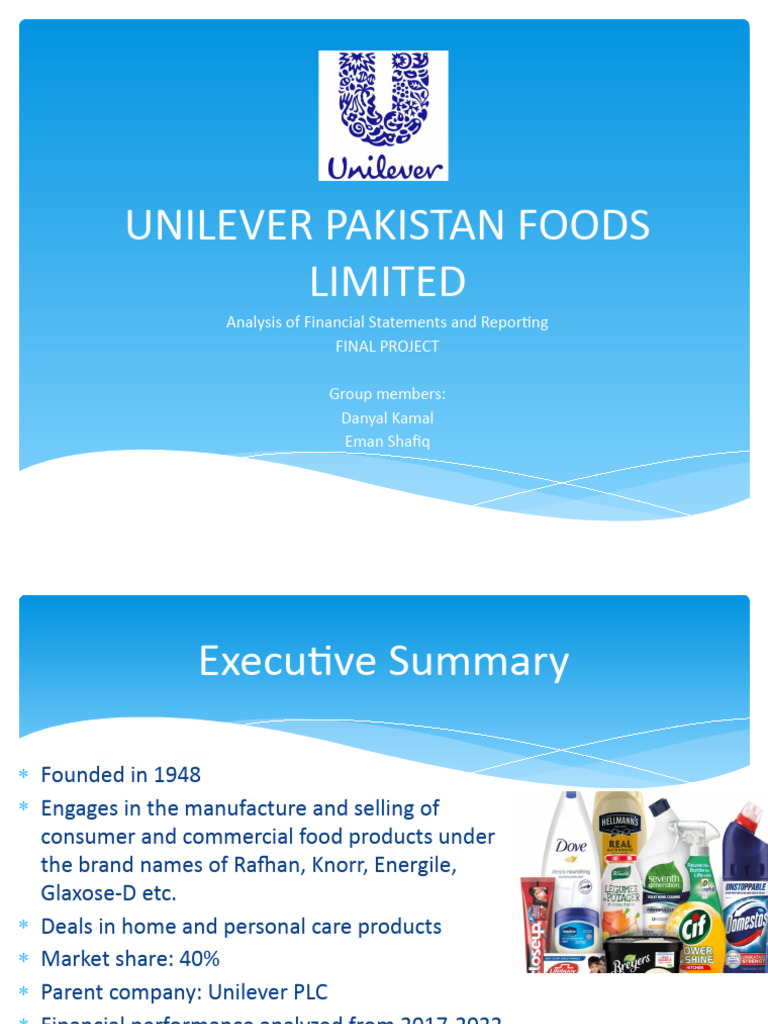 Unilever Pakistan Foods Limited | PDF | Investing | Dividend