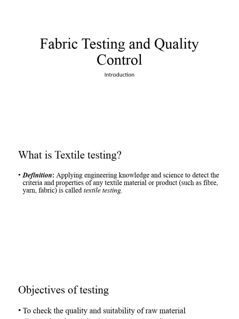 Chapter 1 Introduction | PDF | Sampling (Statistics) | Textiles