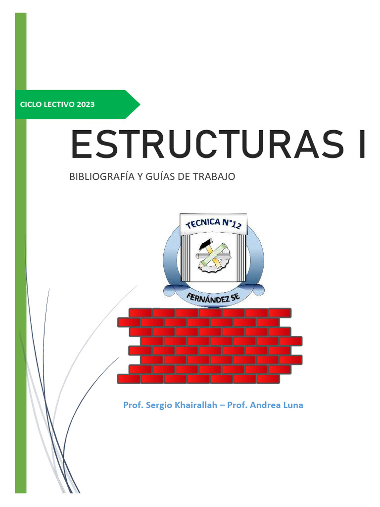 Introducción a Estructuras I 2023 | PDF | Fuerza | Las leyes del ...