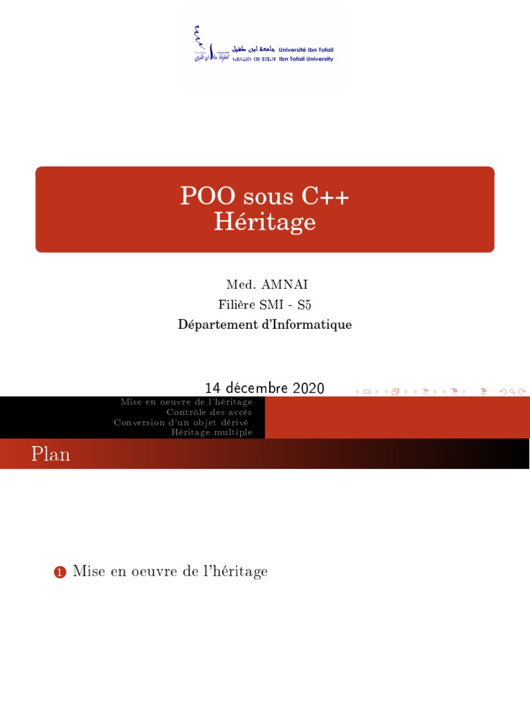 Ch5 Héritage | PDF | Constructeur (programmation) | Programmation