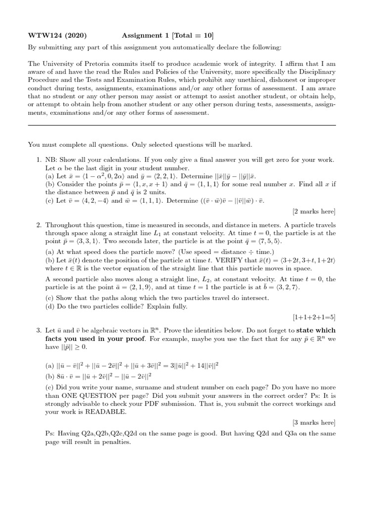 Assignment 1 | PDF | Applied Mathematics | Applied And ... Assignment 1 | PDF | Applied Mathematics | Applied And ...