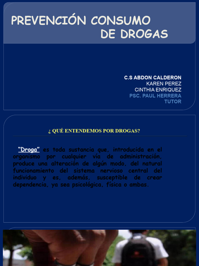 Concepto de Drogas.. | PDF | La dependencia de sustancias | Drogas