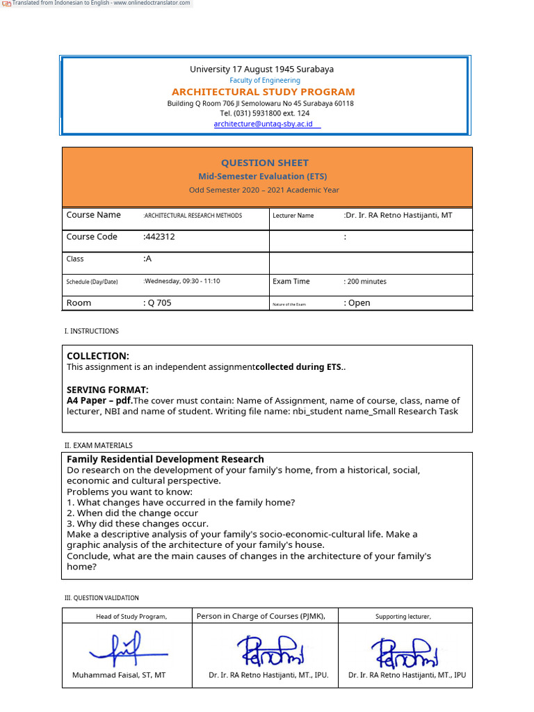 Format-Soal ETS-MRA - A.id - en | PDF