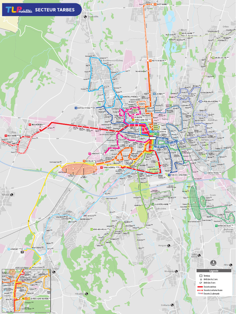 Plan Bus Tarbes | PDF