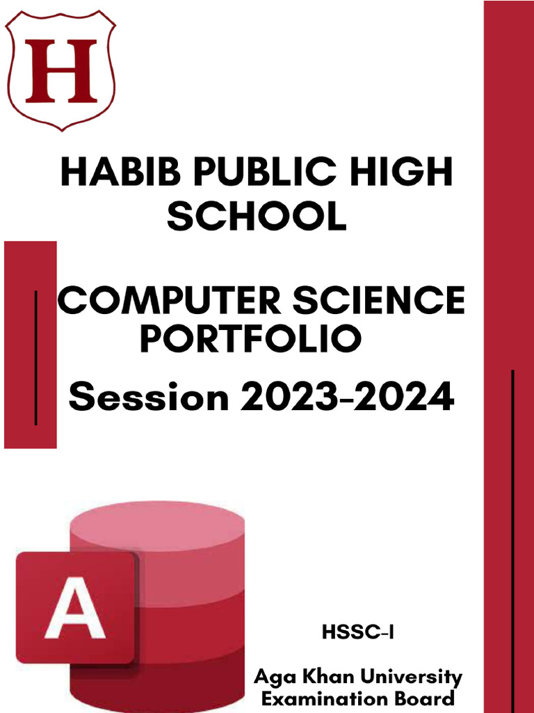 AKU EB Computer Science Grade 11 Practical | PDF | Microsoft Access | Sql