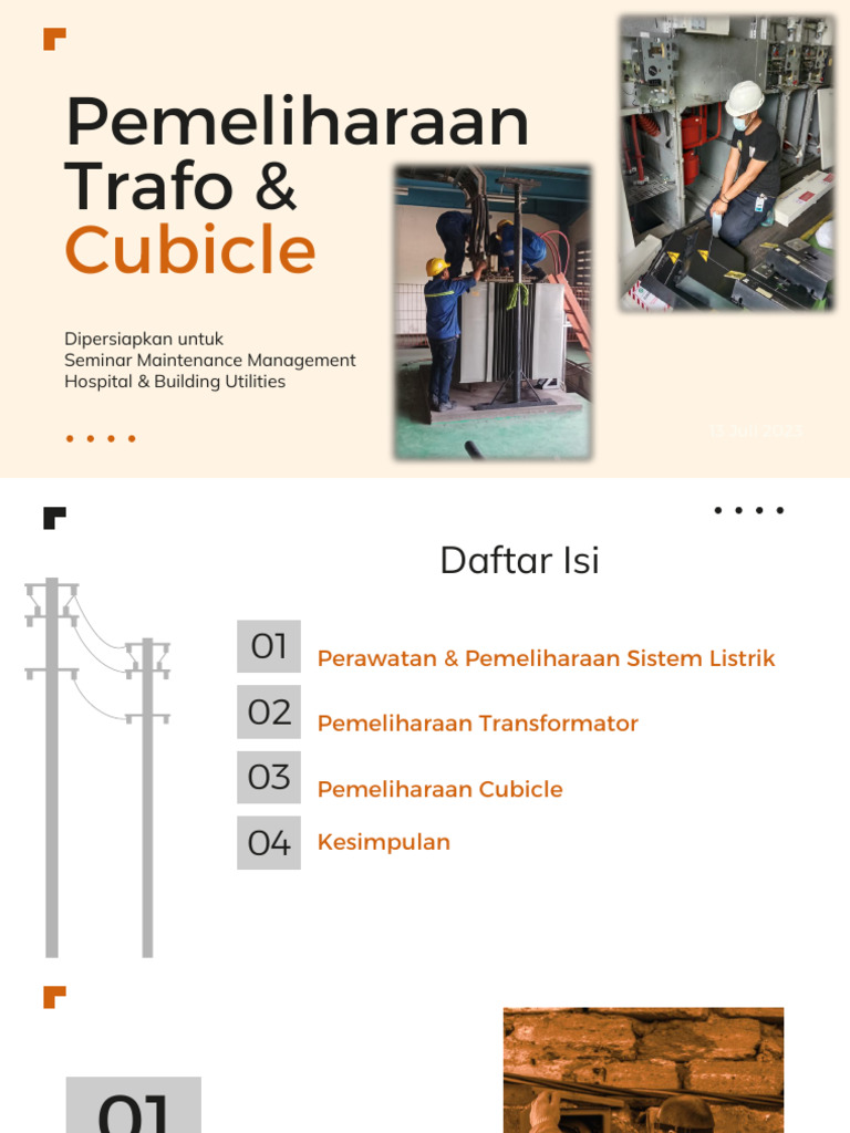 Seminar Pemeliharaan Trafo & Cubicle | PDF | Sains & Matematika | Komputer