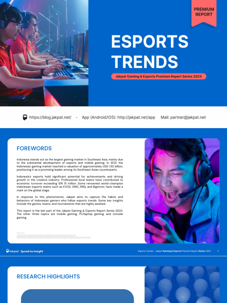 PDF Report Esports Trends - Jakpat Gaming & Esports Premium Report Series 2023 40246 | PDF ...