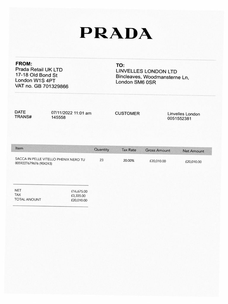 Gucci Receipt | PDF
