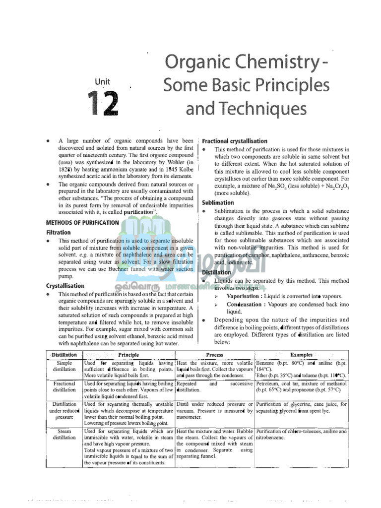 Organic Chemistry: Principles & Techniques | PDF | Solubility ...