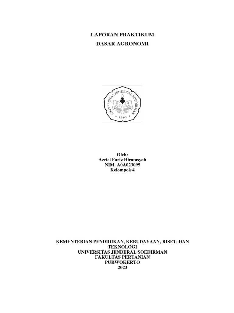 A0A023095 - Azriel Fariz Hiramsyah - LapSem - Acara3 | PDF | Griya & Taman | Teknologi & Rekayasa