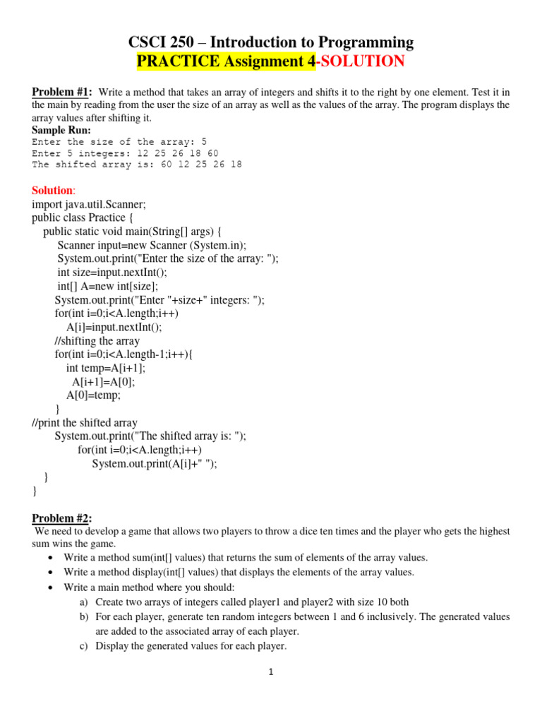 Practice Assignment - 4-SOLUTION | Download Free PDF | Computer Programming | Software Engineering