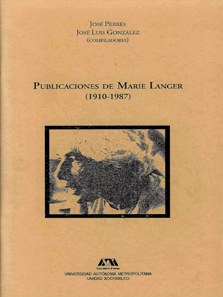 Publicaciones de MARIE LANGER | PDF | Psicoanálisis