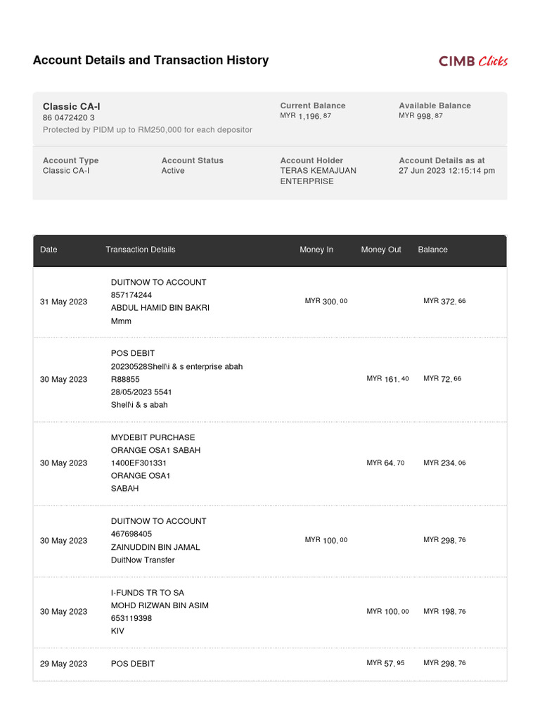 May 2023 | PDF | Debit Card | Service Industries