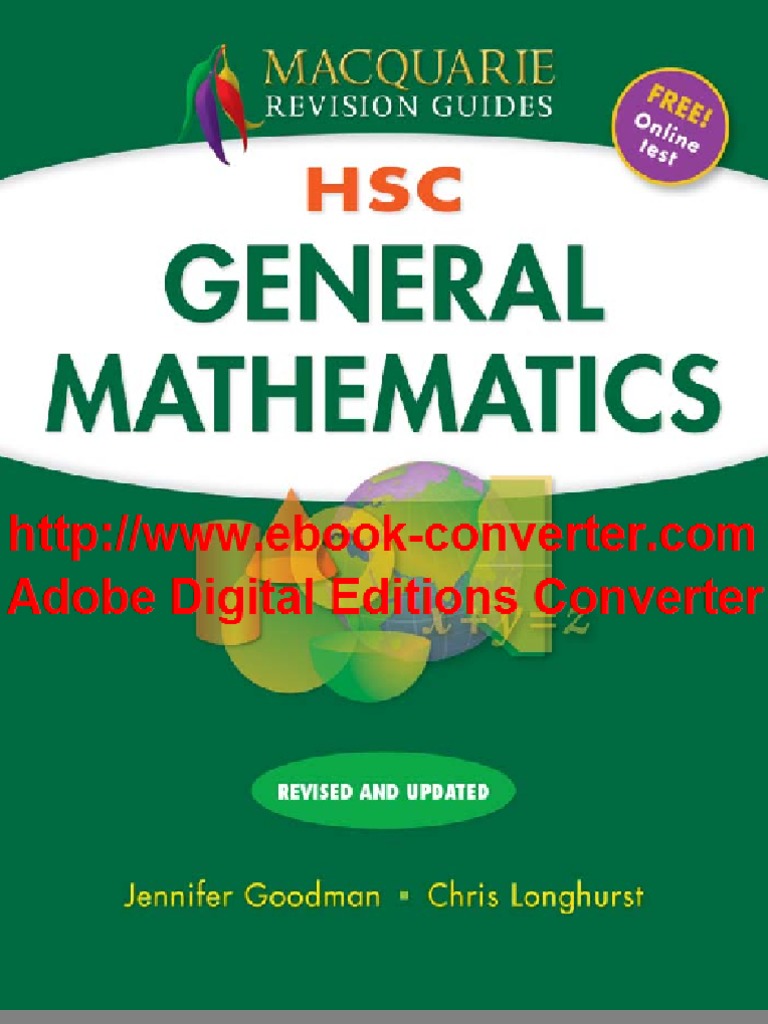 HSC General Mathematics Revision Guides | PDF