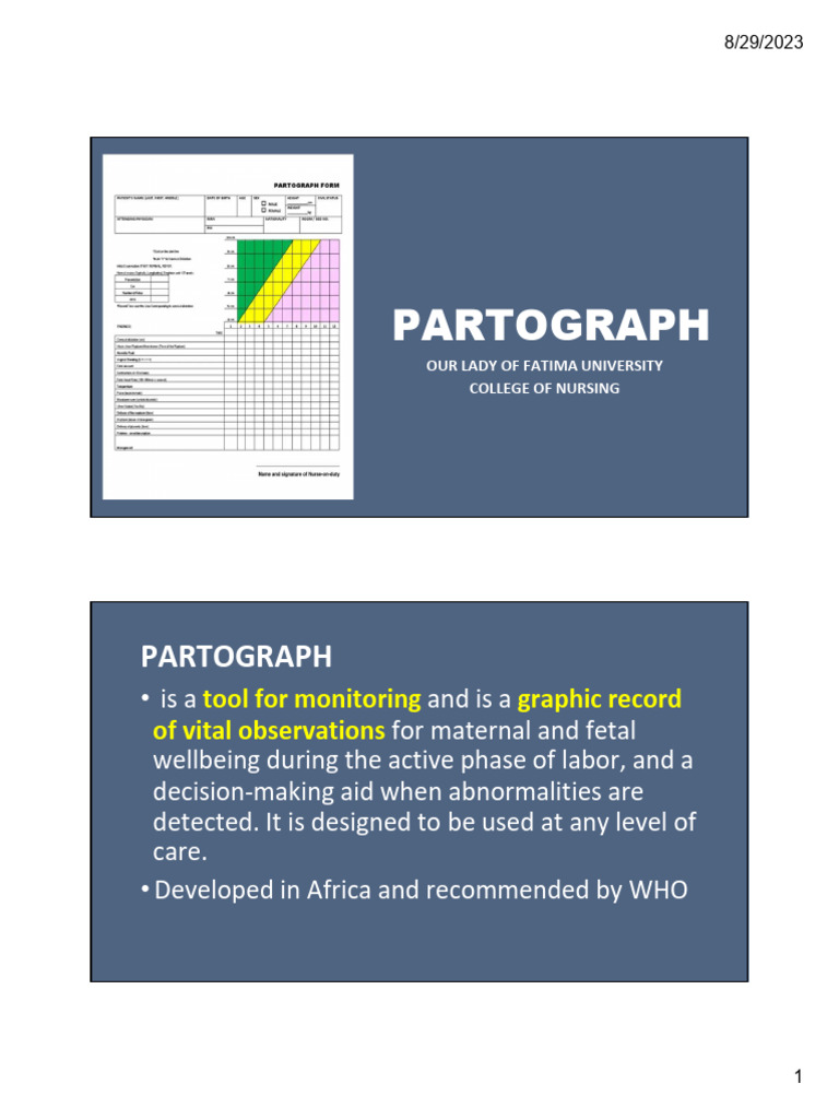 Partograph | PDF | Childbirth | Human Reproduction