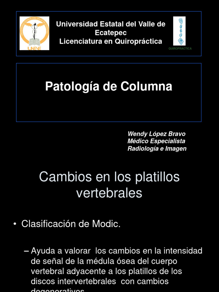 Cambios Modic Tipo 2 en Radiología | PDF | La columna vertebral ...