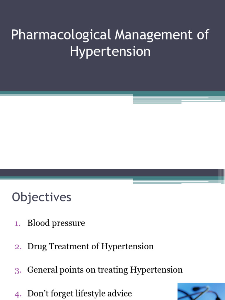 Pharmacological-Management-of-Hypertension | PDF | Cardiovascular ...