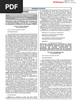 Decreto Supremo N.º 042-2025-PCM | PDF | Turismo | Perú