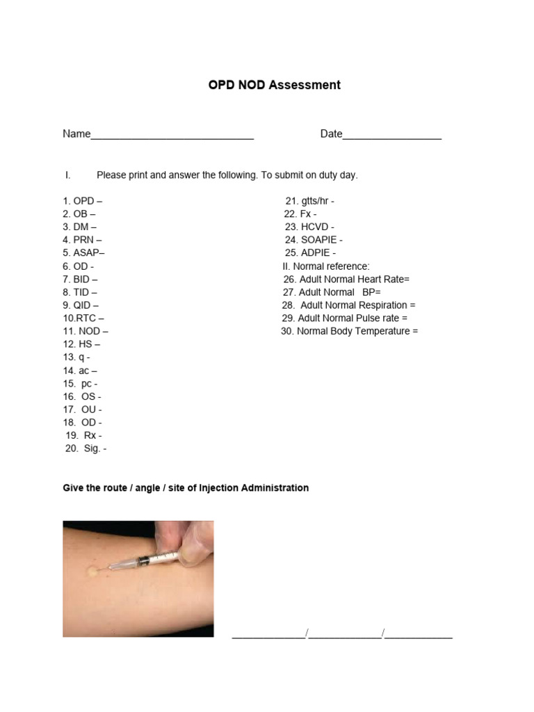 PRE OPD NOD Assessment 1 1 | PDF | Science & Mathematics | Technology ...