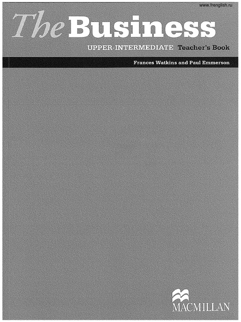 The Business Upper Intermediate TB | PDF