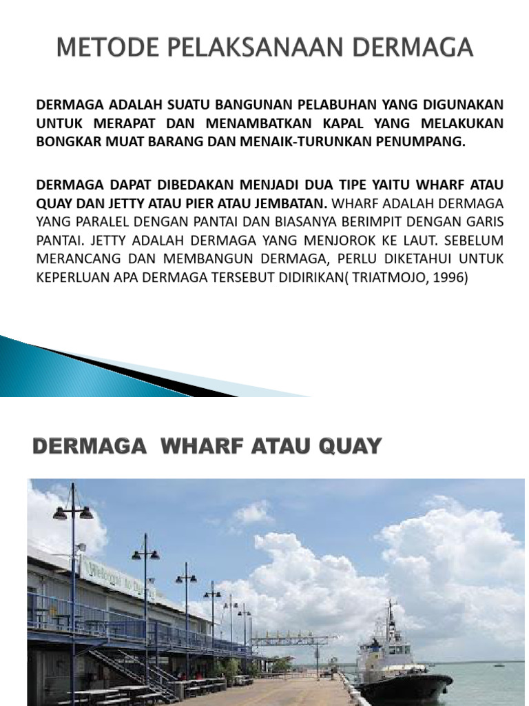 Panduan Konstruksi Dermaga Jetty | PDF