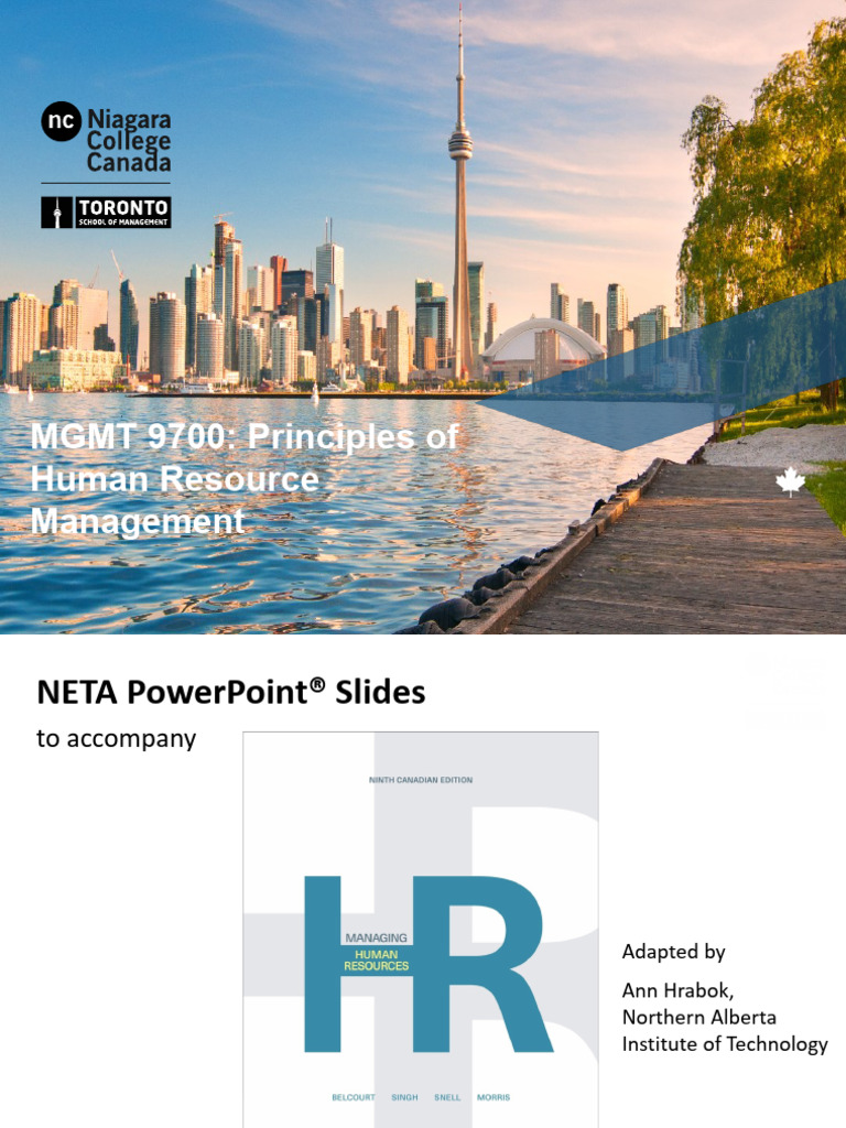 Week 4 C04 - PPT - Belcourt MHR 9ce | PDF | Human Resource Management | Labor